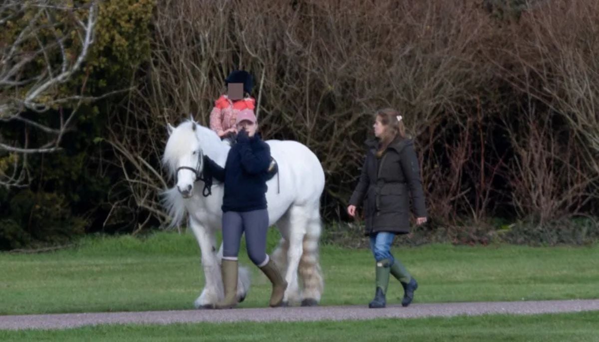 A family united: Beatrice and daughter Sienna support Andrew at Windsor