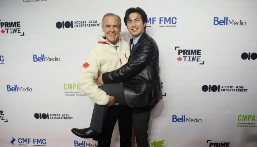 ‘Heated Rivalry’ star Hudson Williams assists Canadian PM Mark Carney ...