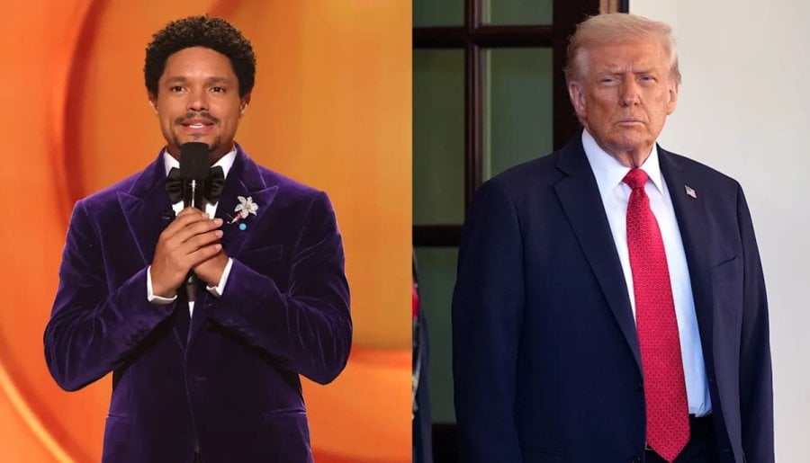 Trevor Noah's Epstein island joke at Grammys triggers Trump lawsuit threat