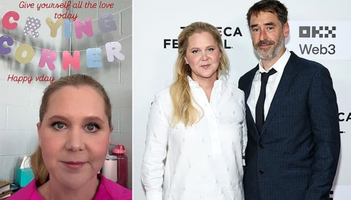 Amy Schumer embraces ‘Crying Corner’ on Valentine’s Day after Chris ...