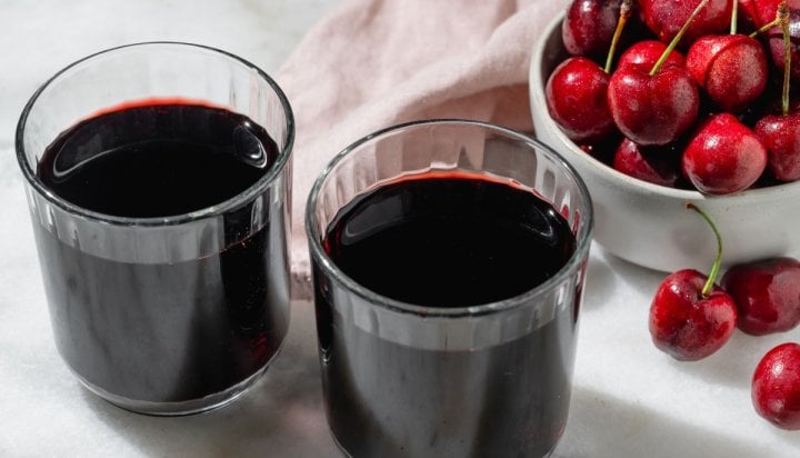 Drinking tart cherry juice before bed may support sleep, studies suggest
