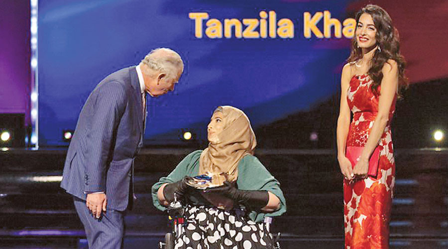 Pakistani activist Tanzila Khan receives Amal Clooney Women's ...