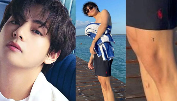 BTS' member V shares sneak peek at his friendship tattoo in beach post