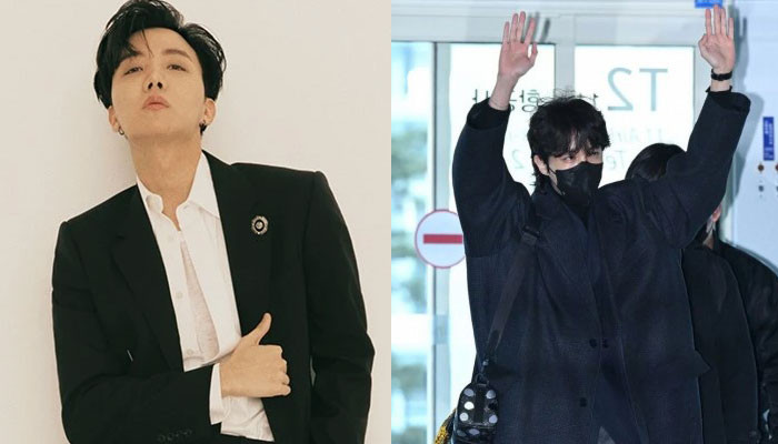 BTS J-Hope dances at airport as he heads to US for his Time Square ...