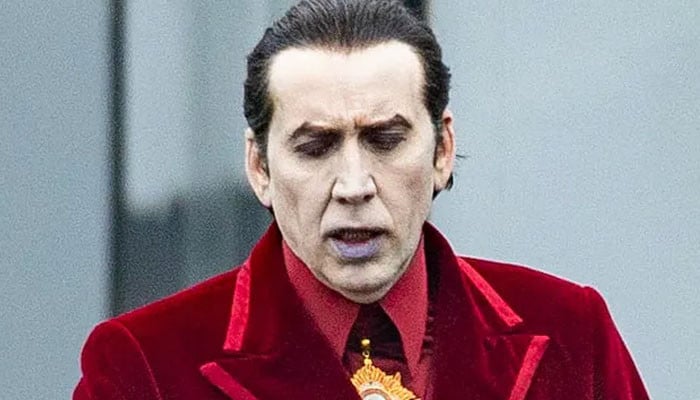 David Bowie inspired Dracula look in 'Renfield'