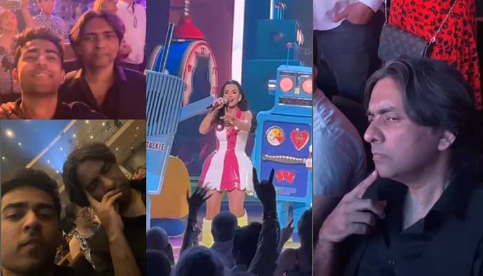 Sajjad Ali's son Khubi Aly 'drags' him to Katy Perry's concert