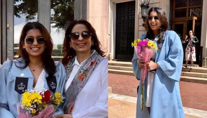 Juhi Chawla feels 'happy and proud' as daughter Jahnavi Mehta graduates