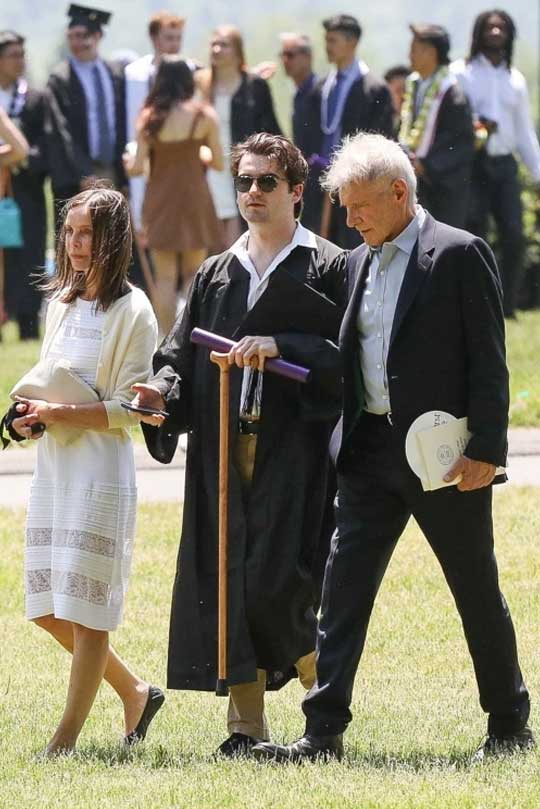Harrison Ford attends son Liam’s graduation ahead of ‘Indiana Jones 5 ...