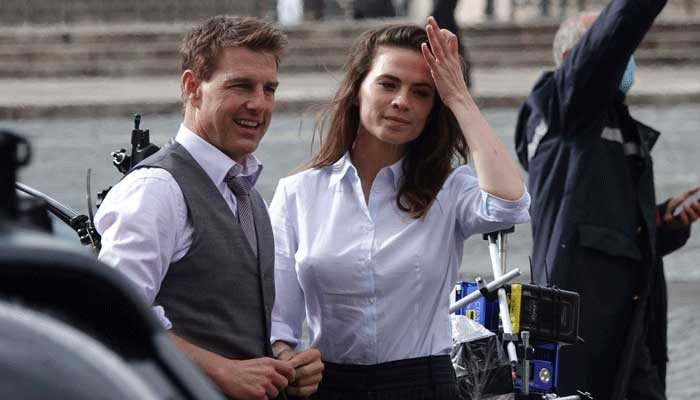 Tom Cruise handcuffed to ex Hayley Atwell in new ‘Mission: Impossible 7 ...