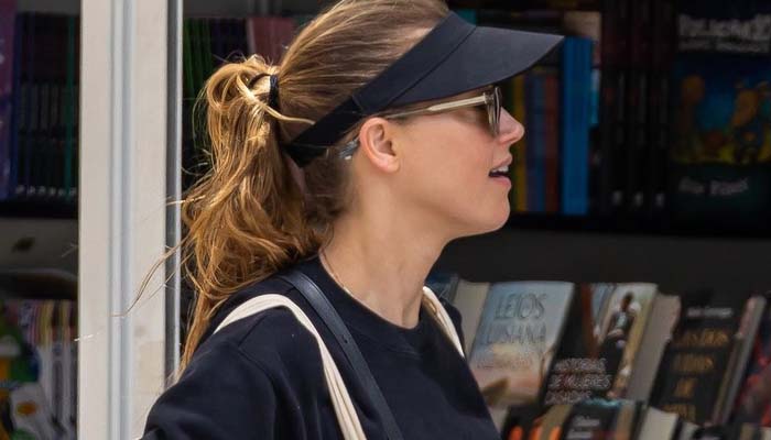 Amber Heard stops by the Madrid book fair for fulfilled spree