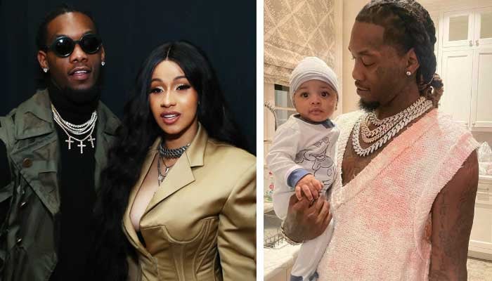 Cardi B, Offset's son Wave making waves with money in new photos