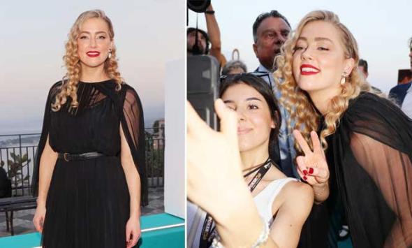 Amber Heard slays red-carpet glam at Taormina Film Festival for ‘In the ...