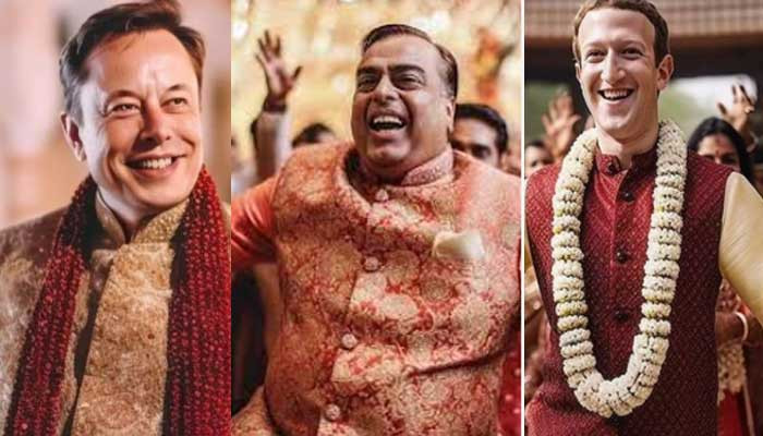 AI imagines world billionaires, Elon Musk, Mukesh Ambani, Mark ...
