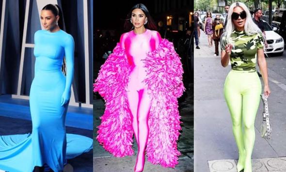 Kim Kardashian top neon fashion moments: The dazzling display of bold ...
