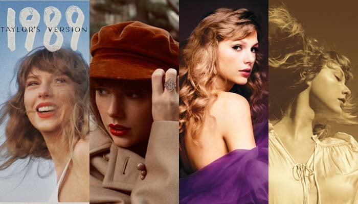 Taylor Swift original album covers and the 'Taylor's Version' makeovers Taylor Swift original album covers and the 'Taylor's Version' makeovers