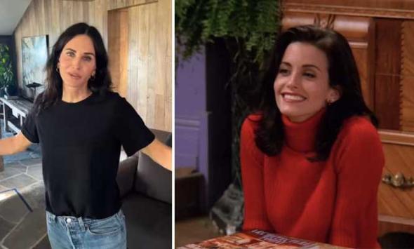 ‘Friends’ star Courteney Cox turns out a real-life Monica with her ...