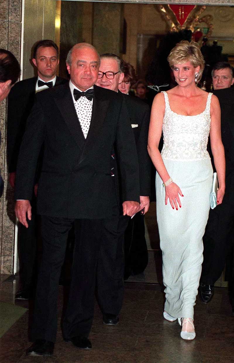 Mohamed Al-Fayed dies 26 years after his son Dodi died with Princess ...