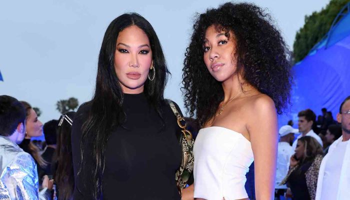Kimora Lee Simmons and daughter Aoki's playful exchange over kitchen mishap