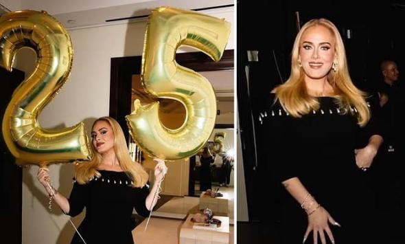Adele treats fans with candid glimpse from Las Vegas residency celebrating 25th weekend - Gossip ...