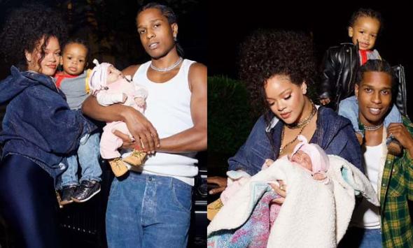 Rihanna and A$AP Rocky introduce newborn son Riot Rose in adorable ...
