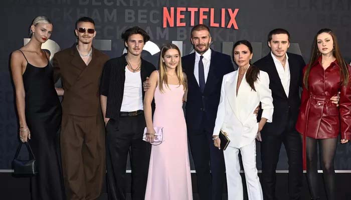 David Beckham family steals spotlight at premiere of Netflix docu ...