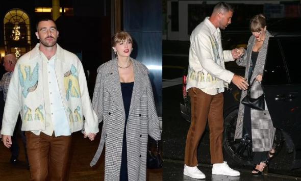 Taylor Swift and Travis Kelce go public with their love in NYC ahead of ...