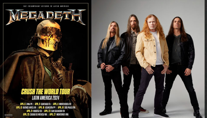 Megadeth to give fans a 'big surprise' at Latin America Tour 2024