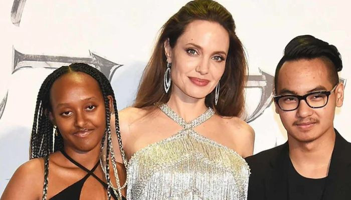 Angelina Jolie and sons cheer on Zahara at Spelman College Sorority ...