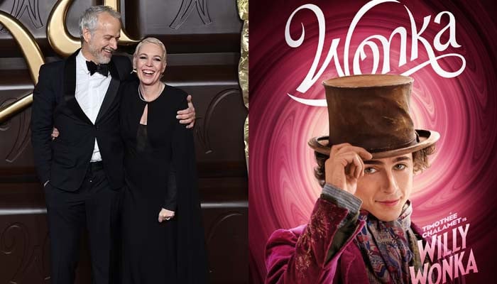 Olivia Colman and husband Ed Sinclair stun at 'Wonka' premiere