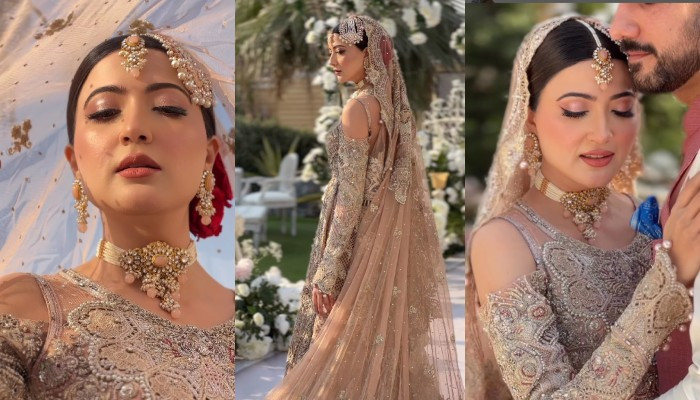 Watch: Aymen Saleem looks absolutely ethereal on her wedding day