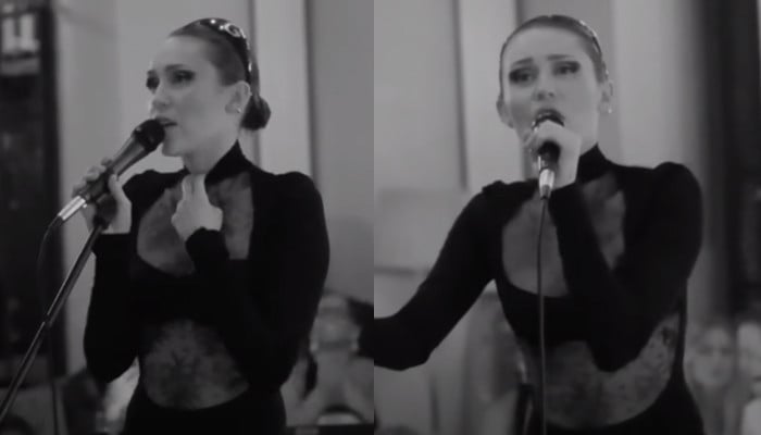 Video: Miley Cyrus enchants crowd with live performance on 'Faithfully'