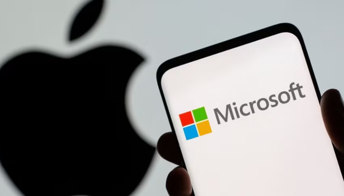 Microsoft dethrones Apple as most valuable company after two-year