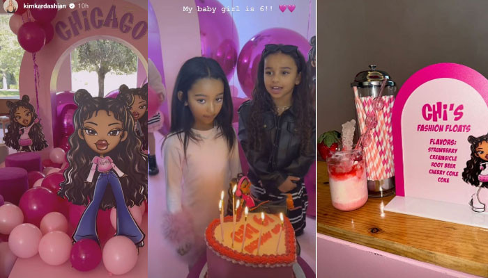 Kim Kardashian throws Bratz-themed bash on Chicago's sixth birthday