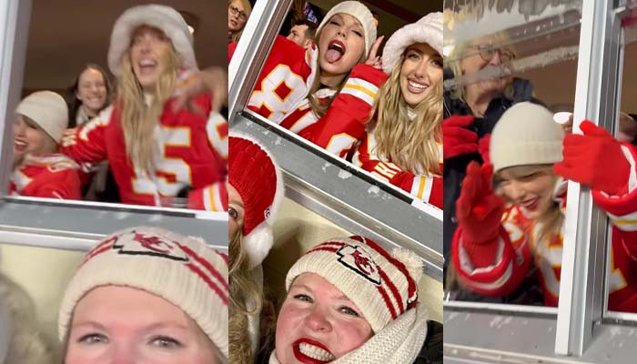 Taylor Swift surprises Chiefs fan with special 'not red' scarf