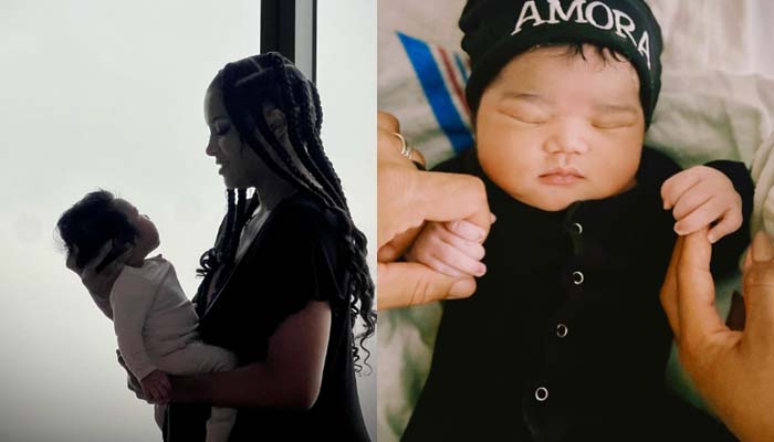 Russell Wilson shares adorable photo of Ciara with newborn Amora: 'most ...