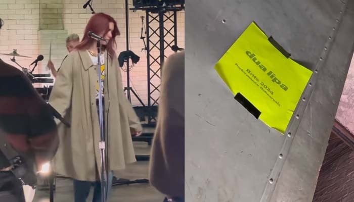Dua Lipa teases BRIT Awards 2024 performance with rehearsal clip