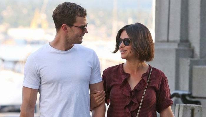 Jamie Dornan breaks into tears as he dedicates song to wife Amelia ...