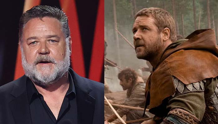 Russell Crowe recalls finishing 'Robin Hood' with 'broken legs ...