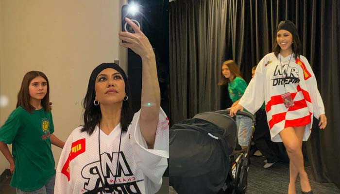 Kourtney Kardashian performs mom duty at Travis Barker's concert: 'the ...