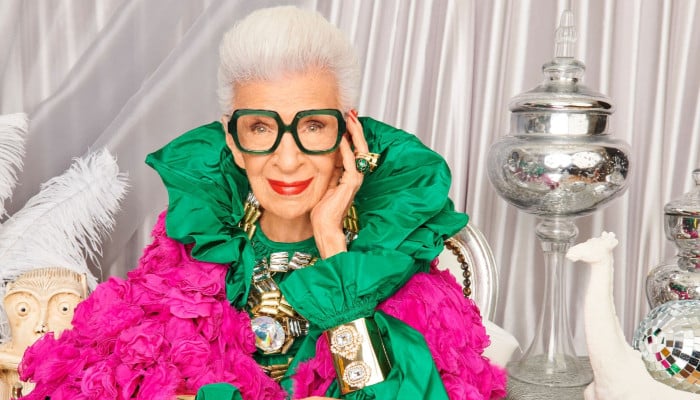 Fashion icon, Iris Apfel breathes her last at 102