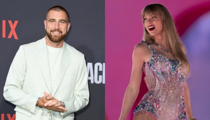 Taylor Swift and Travis Kelce heat up Bahamas getaway with PDA moment ...