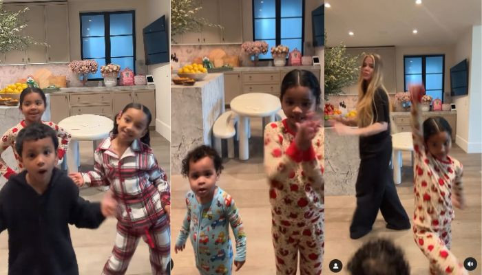 Khloé Kardashian shares adorable video of kids grooving to North West's hit