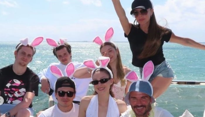 Victoria and David Beckham ring in Easter aboard yacht with family