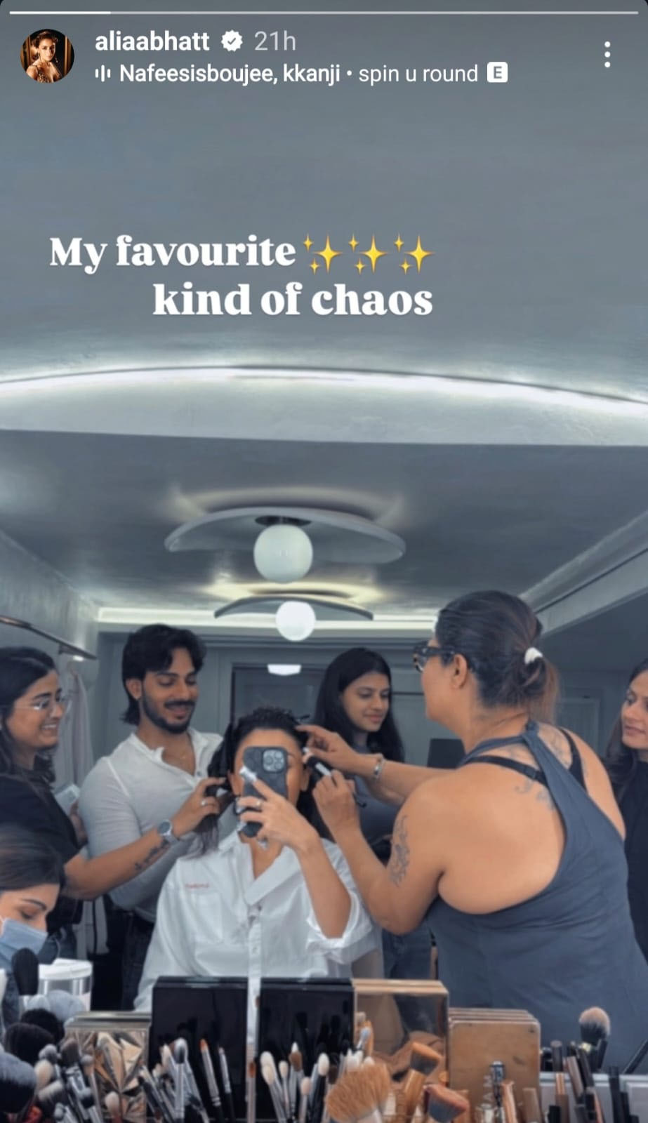 Alia Bhatt unveils BTS glimpse from sets of her upcoming project