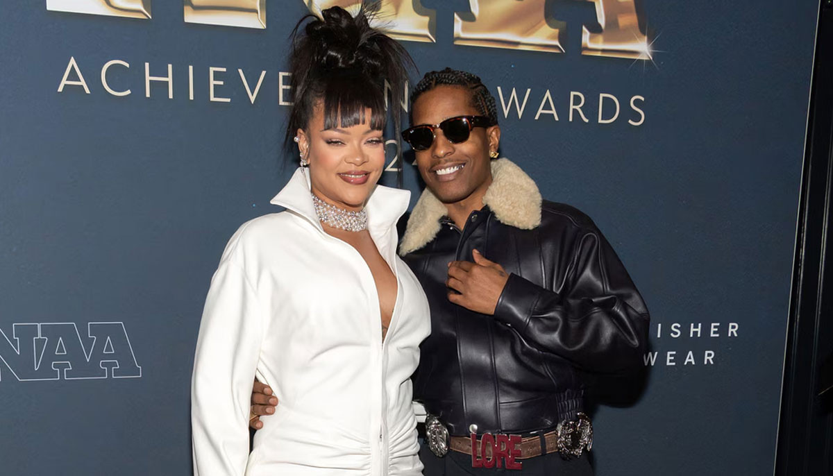 Rihanna, A$AP Rocky slay their dinner date in monochrome looks