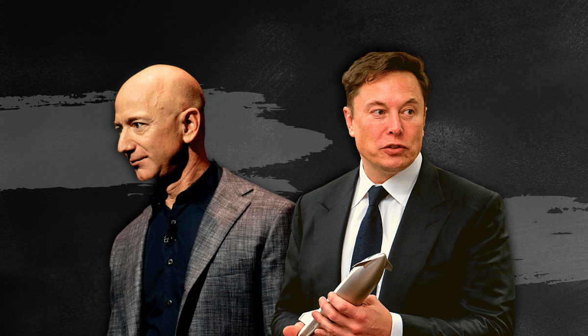 Jeff Bezos and Elon Musk set sights on space-based AI innovation