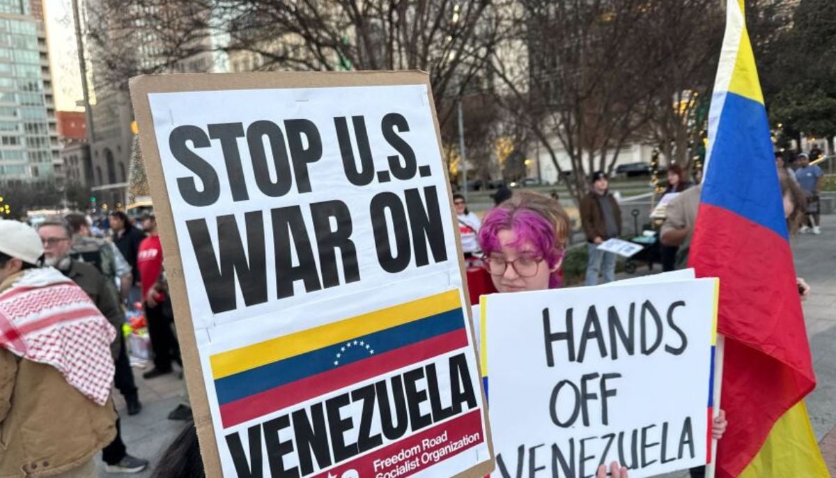 Pre-school teacher arrested on camera seconds after Venezuela protest ...